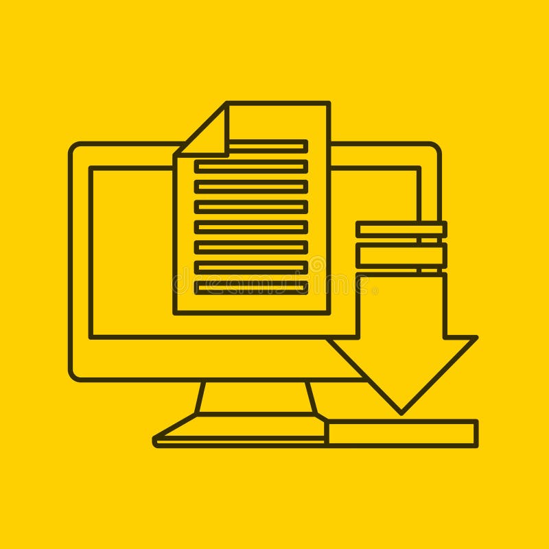 Download Digital Data Icons Stock Illustration - Illustration of ...