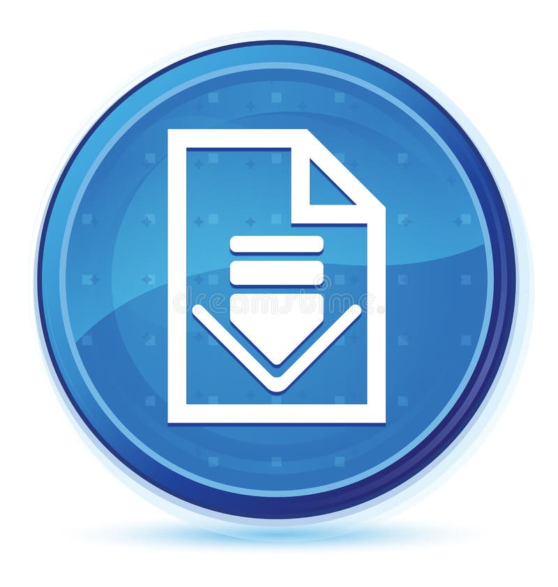 Download Document Icon Midnight Blue Prime Round Button Stock Vector ...