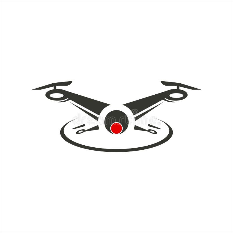Drone Vector Logo Abstract Modern Stock Vector - Illustration of ...