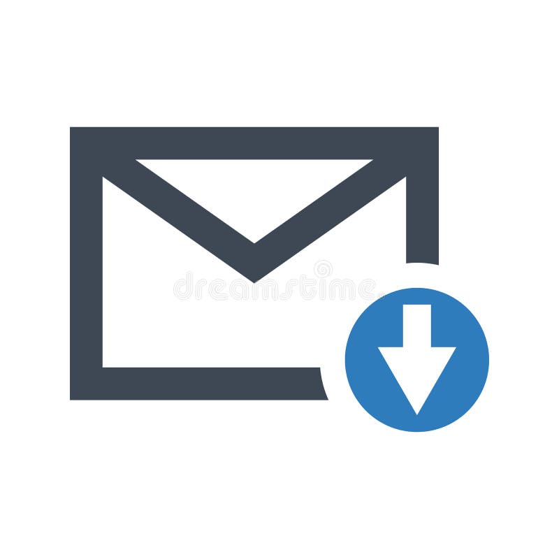 Download Email Icon. Vector Graphics Stock Vector - Illustration of ...