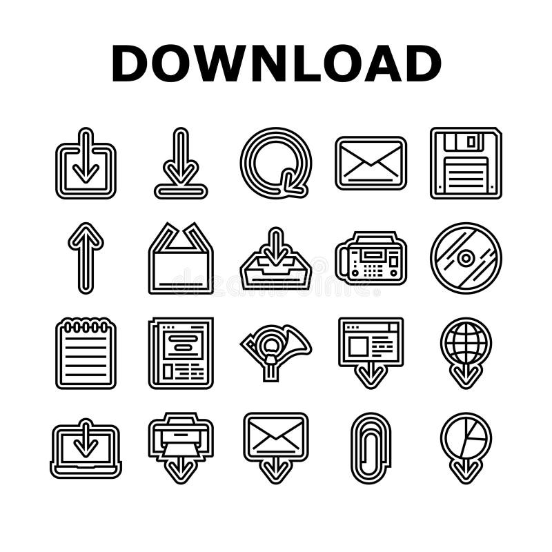 File Computer Folder Icon with Error Isolated on White Background Stock Vector - Illustration of ...