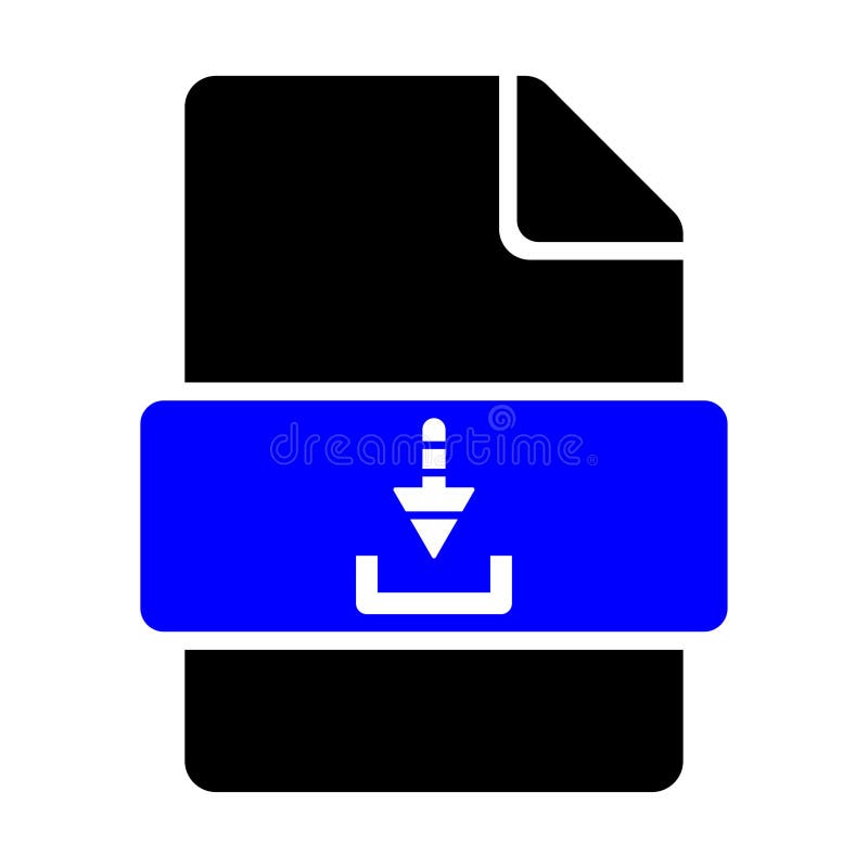 Download File Icon stock vector. Illustration of graphic - 274593479