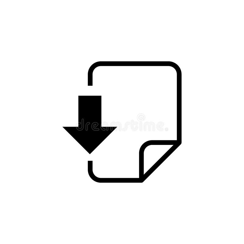 Download File Vector Icon Logo Design Stock Vector - Illustration of ...