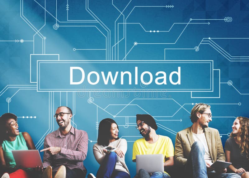 Download Files Information Technology Sharing Concept Stock Image ...