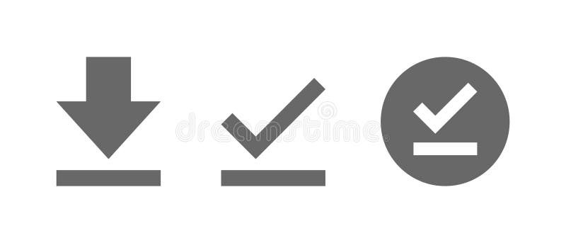Checkmark Status Icon Stock Illustrations – 262 Checkmark Status Icon ...