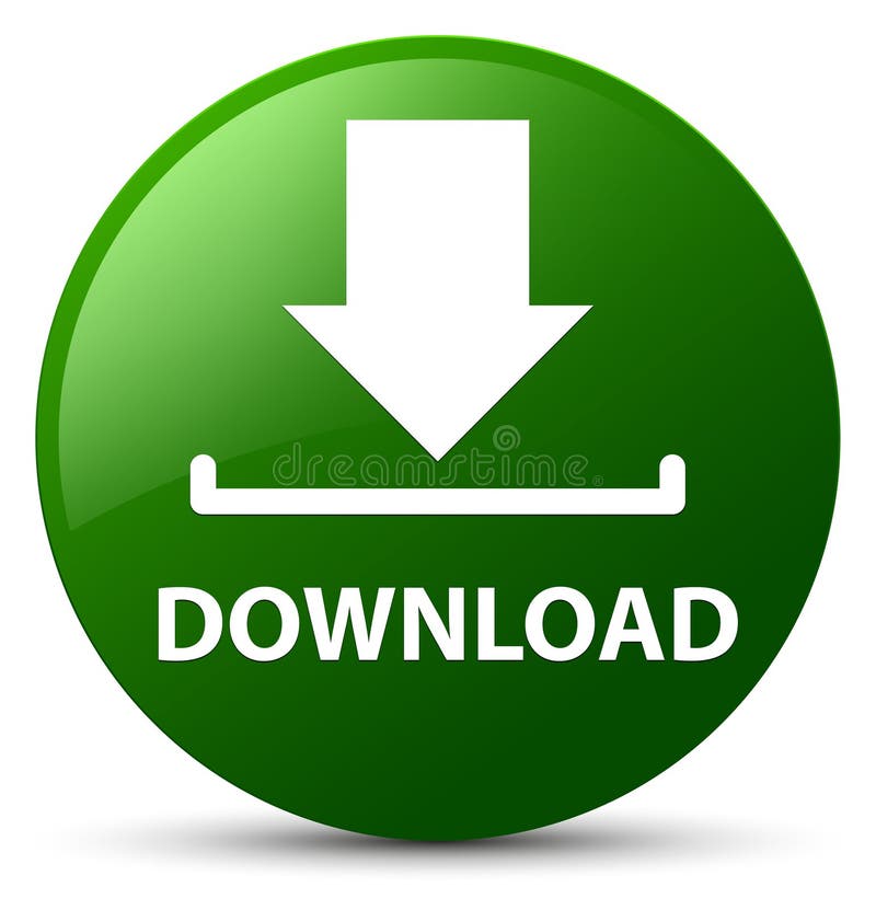 Download green button stock vector. Illustration of arrow - 77586005