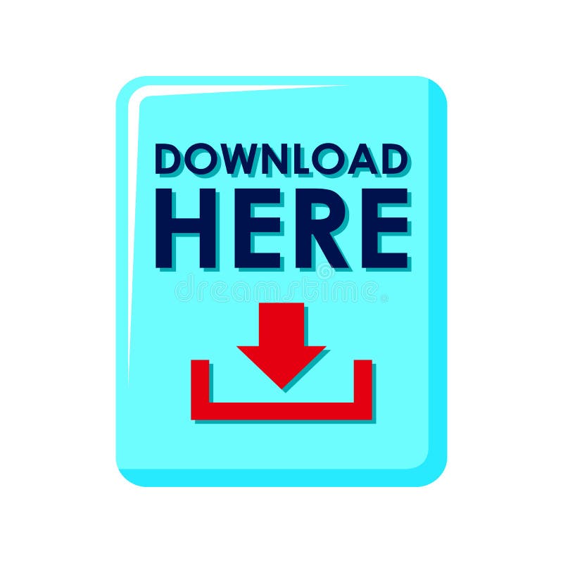 Download Here Button Stylist Text Rounded Stock Vector - Illustration ... Download Here Button Stylist Text Rounded Stock Vector - Illustration ...