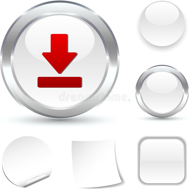 Download Yellow Circle Icon Stock Vector - Illustration of reflection ...