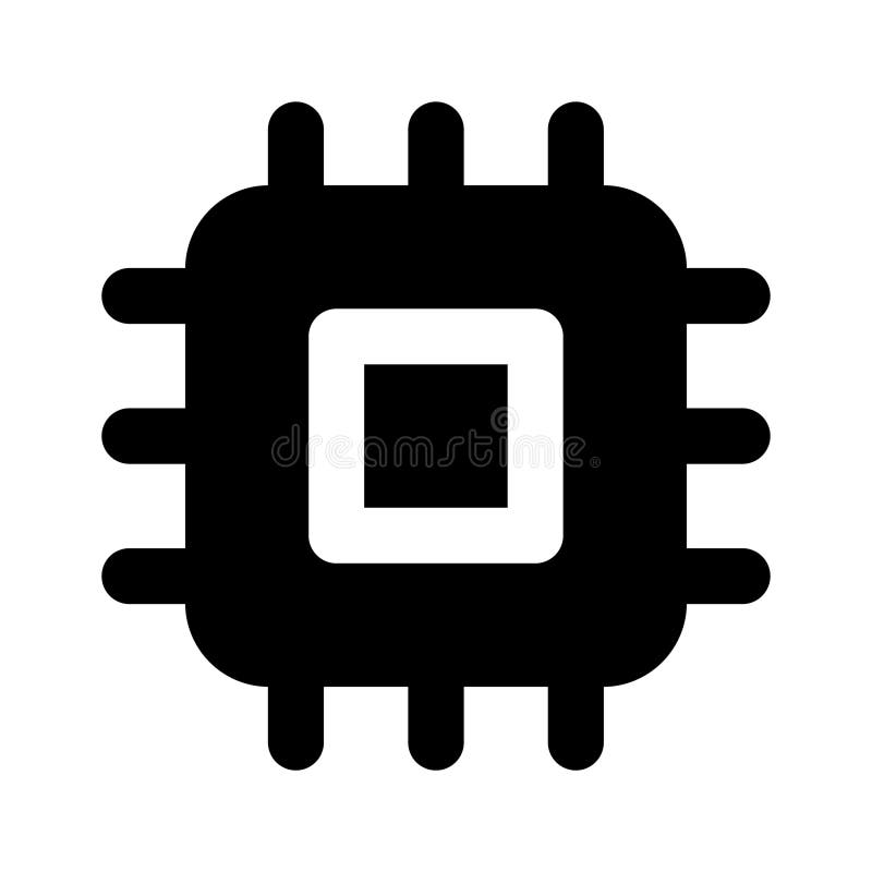 Download this Icon of Ai Processor, Microprocessor Vector Stock Vector ...