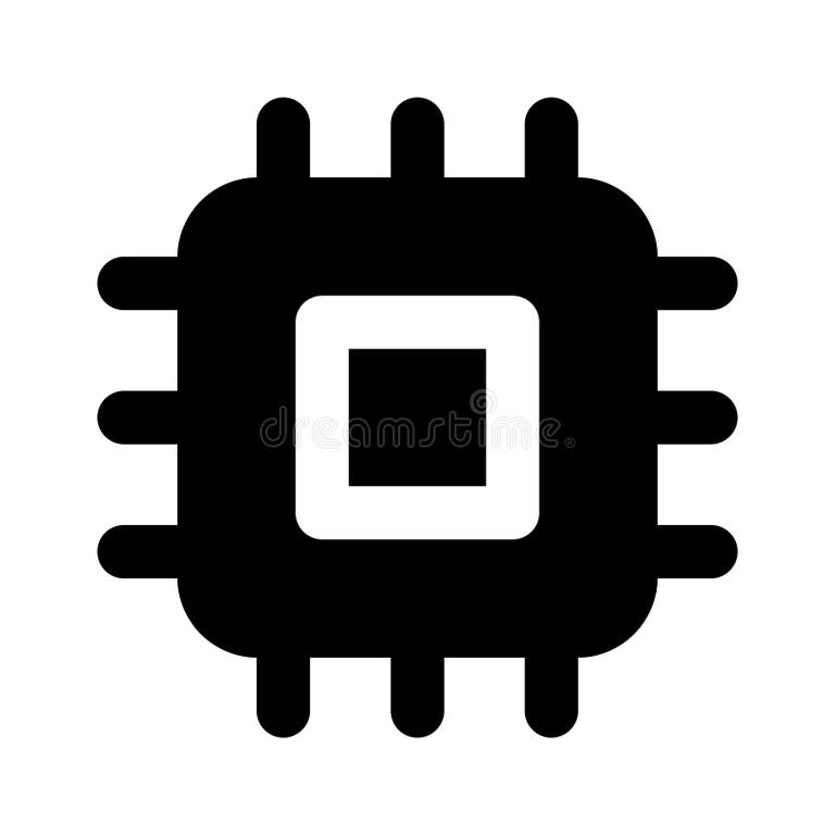 Download this Icon of Ai Processor, Microprocessor Vector Stock Vector ...