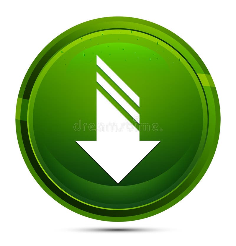 Download Icon Glassy Green Round Button Illustration Stock Vector ...