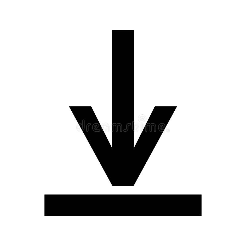 Download Icon Logo Symbol Simple Icon Vector Stock Vector ...