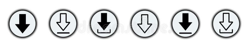 Download Icon Set. Download Button. Web Icon Set. Icons Collection ...