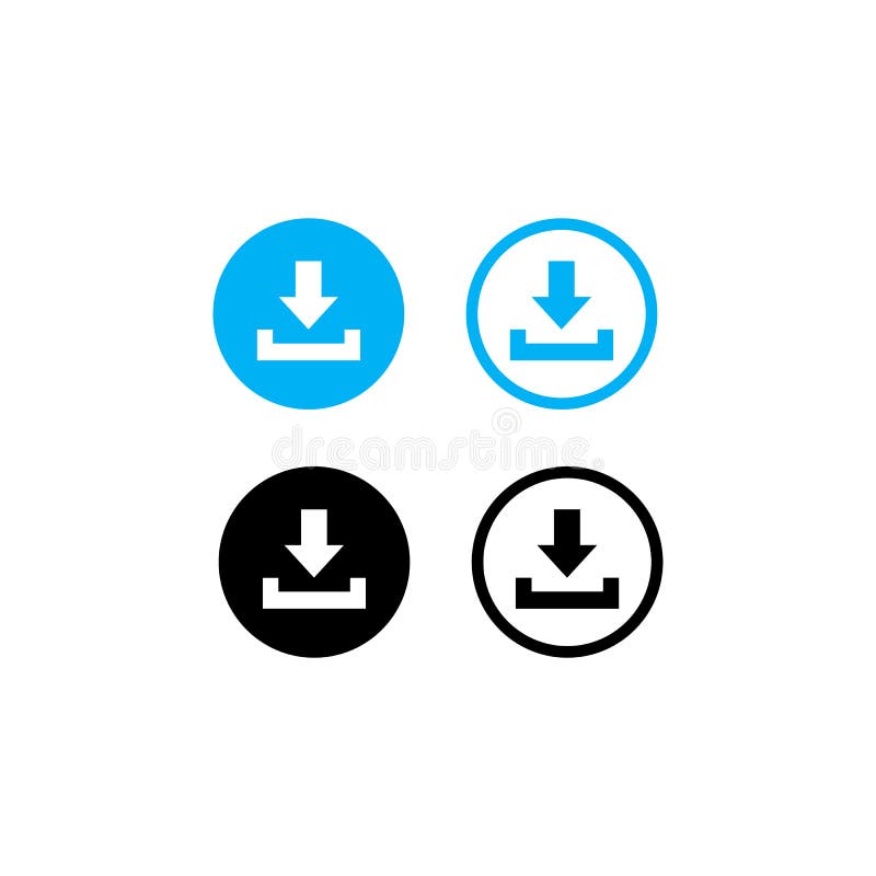 Download icon set symbol stock vector. Illustration of icon - 144606864