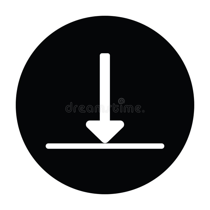 Download icon sign stock illustration. Illustration of buttons - 173140007