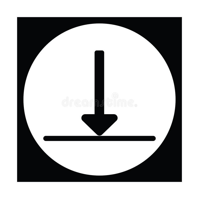 Download icon sign stock illustration. Illustration of site - 173140146