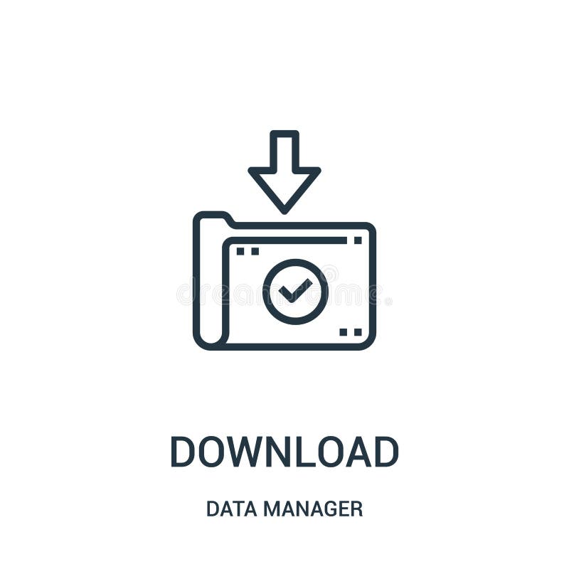 Download Manager Icon Stock Illustrations – 1,025 Download Manager Icon ...
