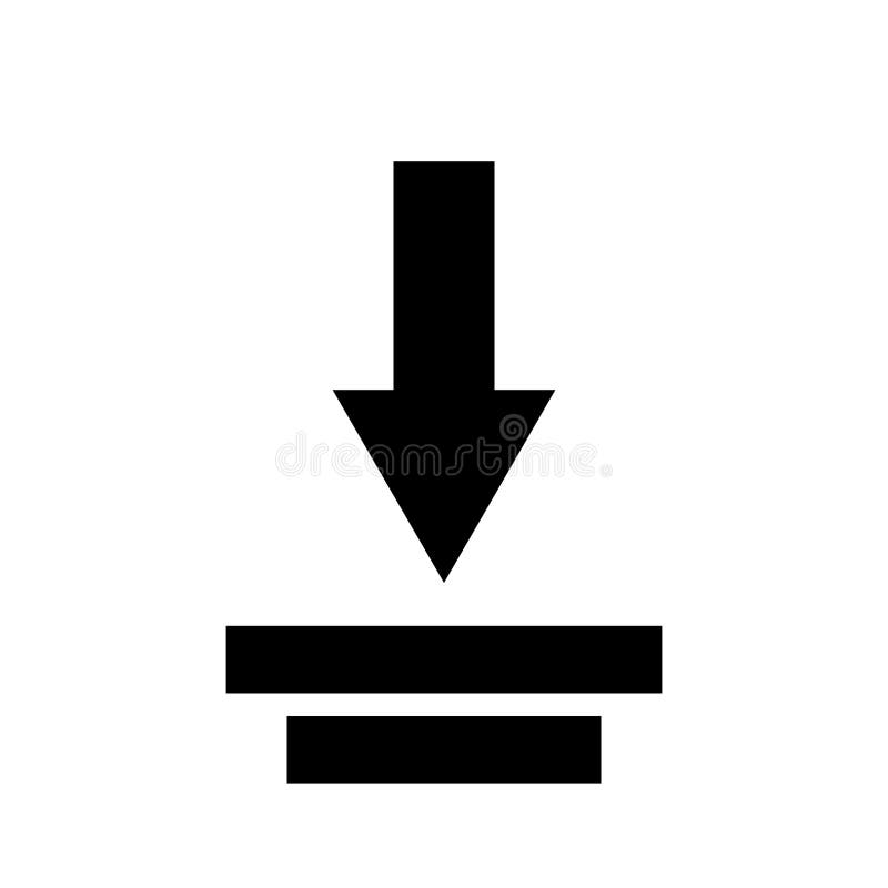 Flat Download Upload Icon Vector Load Symbol Stock Vector ... Flat Download Upload Icon Vector Load Symbol Stock Vector ...