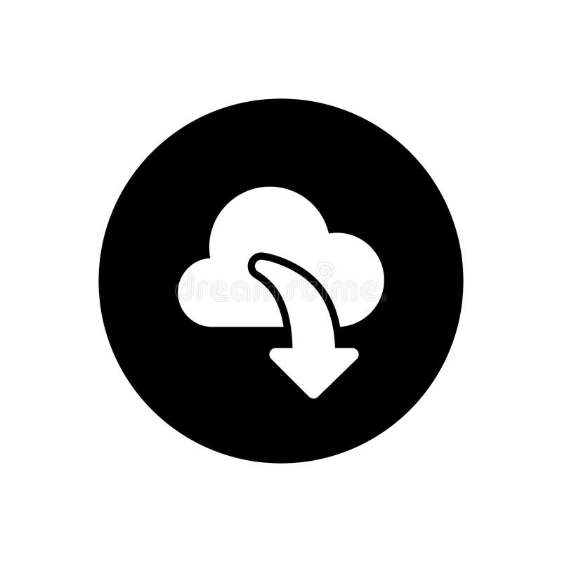 Download Icon Vector. Upload Button Illustration. Load Symbol or Logo ...