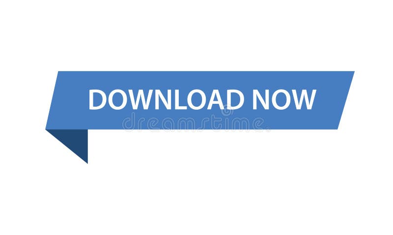 DOWNLOAD NOW - Simple Vector Blue Label Banner on White Background ...