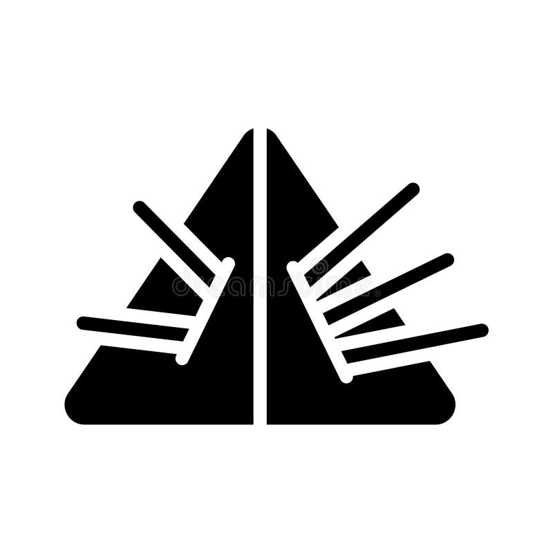 Download Our Premium Glyph Icon of Prism Effect Stock Vector ...