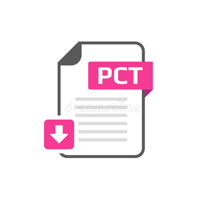 Download PCT File Format, Extension Icon Stock Illustration ...