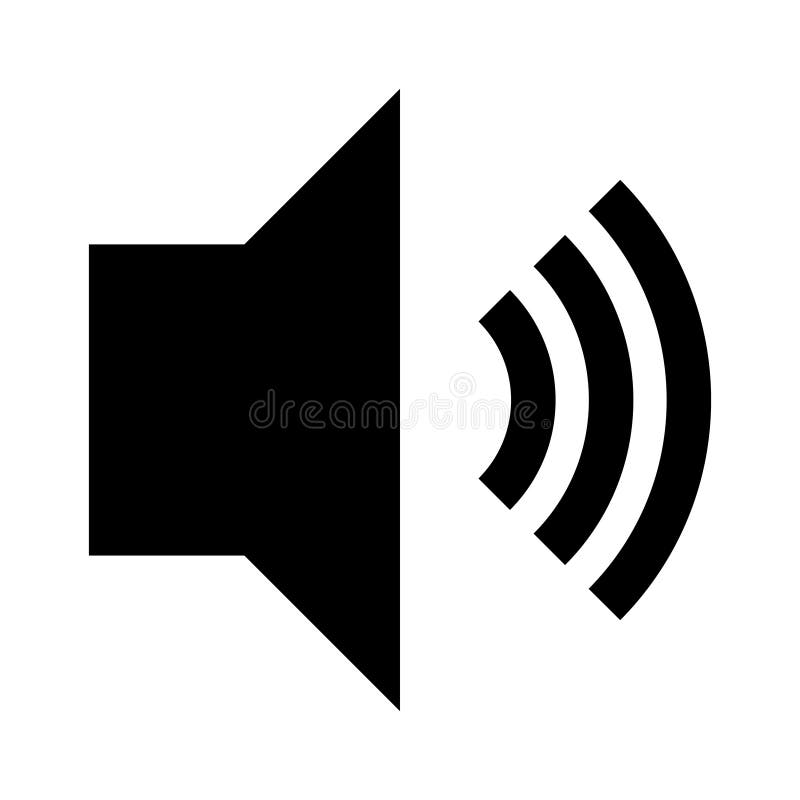 Speaker Icon for Web User Interface Design Stock Vector - Illustration ...