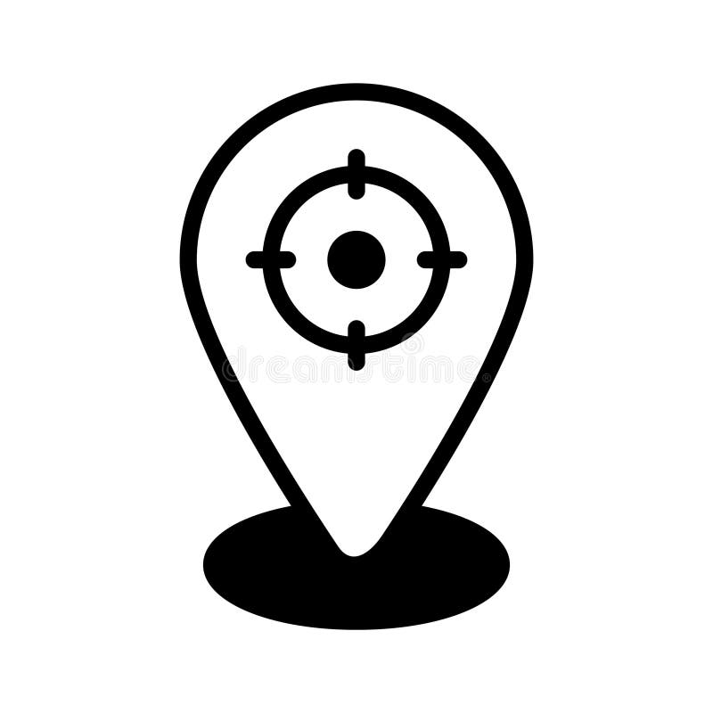 Download this Premium Icon of Location Target Stock Vector ...