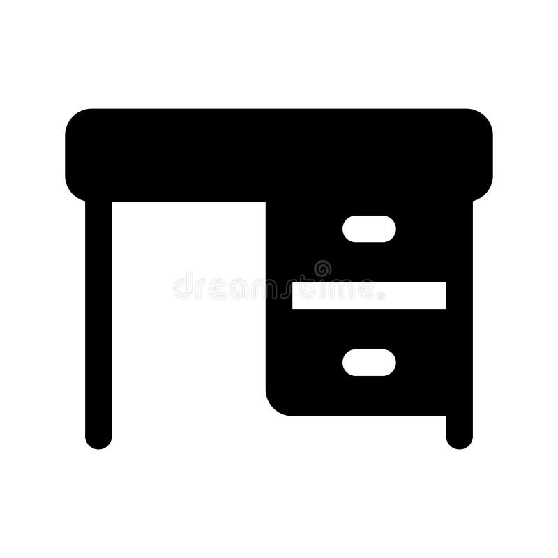 Download this Premium Vector of Study Table in Editable Style, Ready To ...