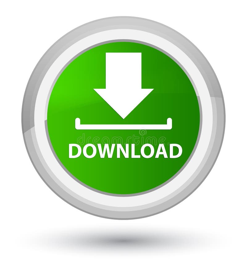 Download Prime Green Round Button Stock Illustration - Illustration of ...