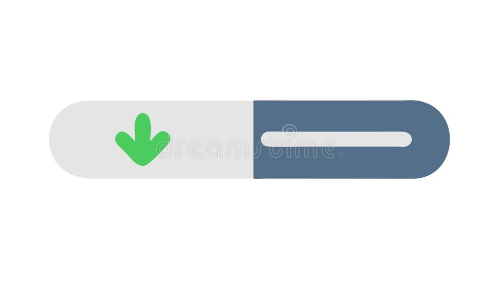Download Progress Bar Icon Flat Design Loading Status, Vector Design ...