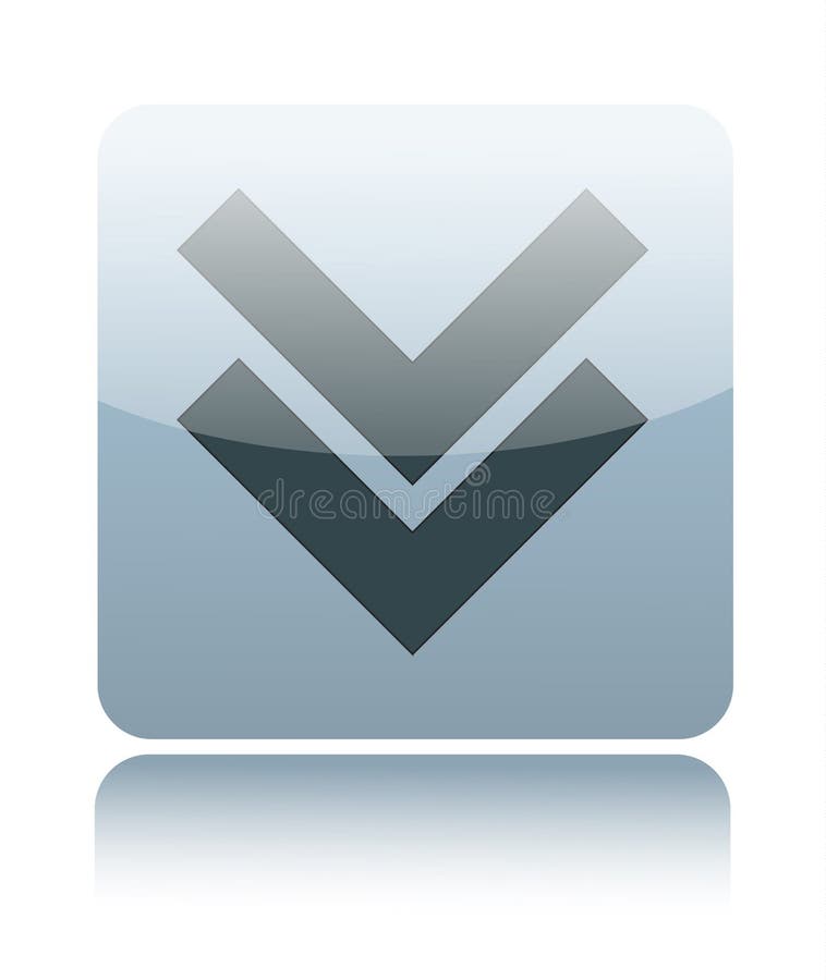 Download Sign. Downloading Flat Icon. Load Label Stock Illustration ...