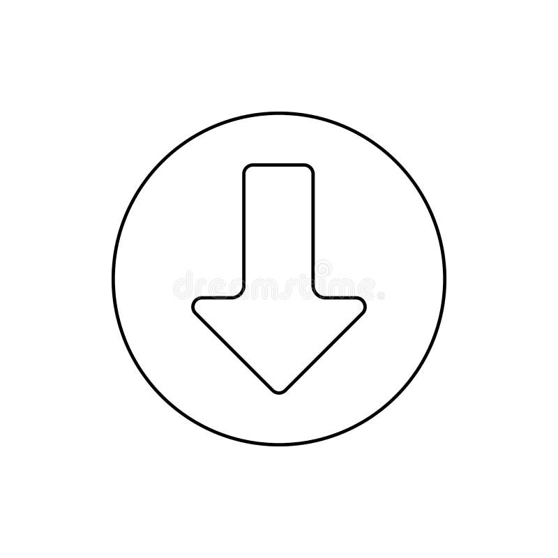 Download Sign Icon. Element of Web for Mobile Concept and Web Apps Icon ...