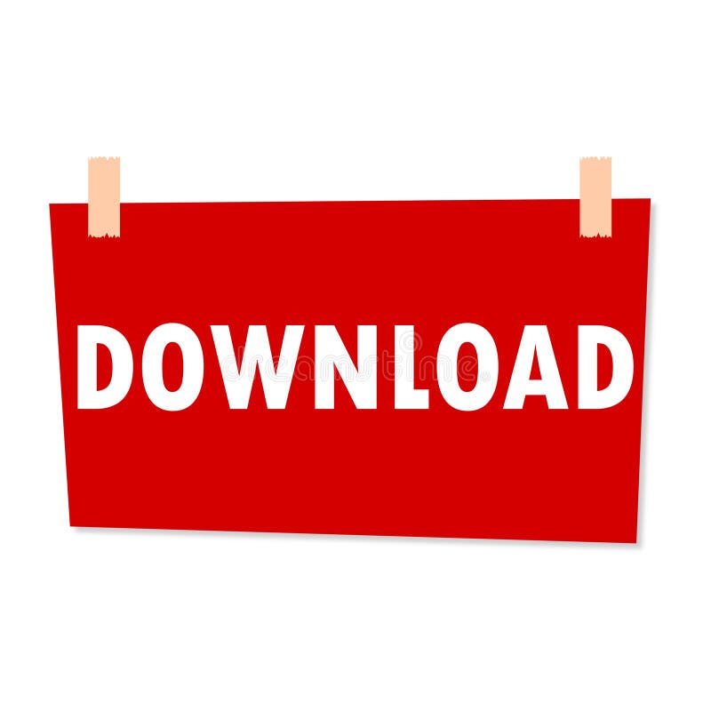 Download Sign - Illustration Stock Vector - Illustration of isolated ...