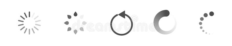 Download Sign Set. Load Icons Set. Load System. Data Load Stock Vector ...