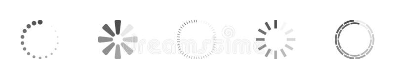 Download Sign Set. Load Icons Set. Load System. Data Load Stock Vector ...