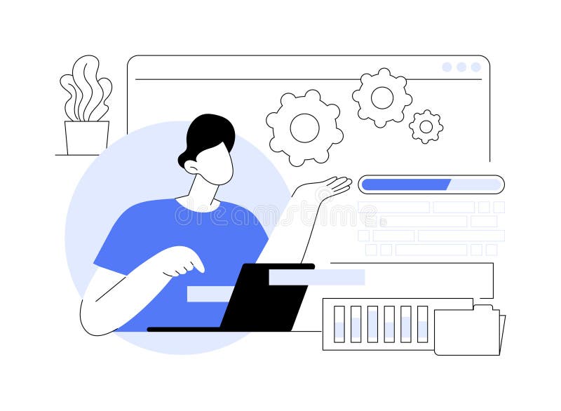 Download Software Isolated Cartoon Vector Illustrations. Stock Vector ...