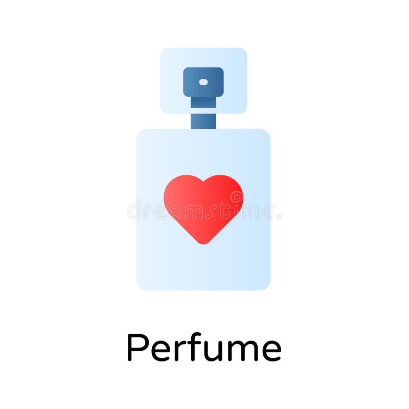 Download Trendy Icon of Perfume, Fragrance Bottle Vector Stock Vector ...
