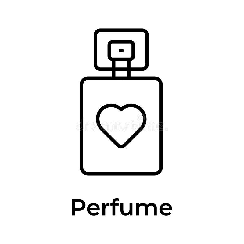 Download Trendy Icon of Perfume, Fragrance Bottle Vector Stock Vector ...