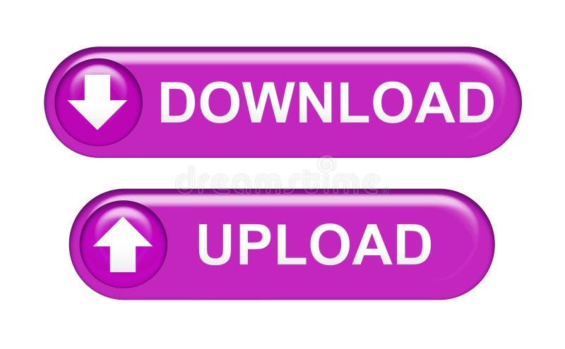 Download upload buttons stock illustration. Illustration of business ...