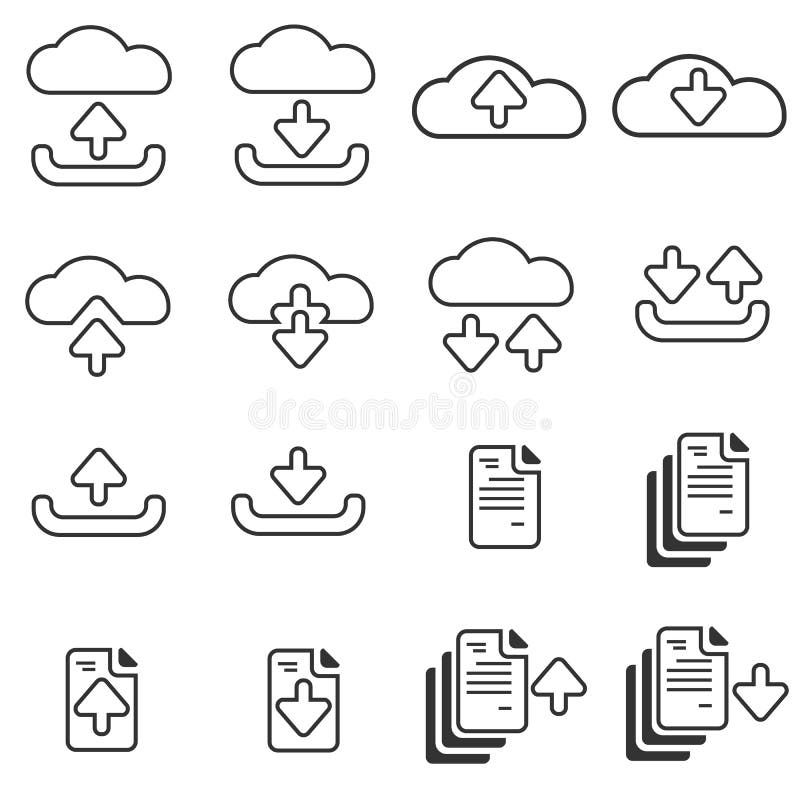 Download & Upload Line Icon Stock Vector - Illustration of phone ... Download & Upload Line Icon Stock Vector - Illustration of phone ...