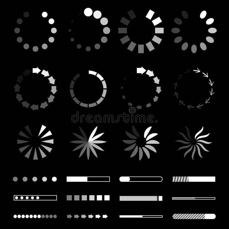 Download or Upload Status Vector Stock Vector - Illustration of network ...