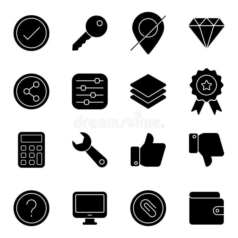 Ux Icons Pack Files Stock Illustrations – 27 Ux Icons Pack Files Stock ...