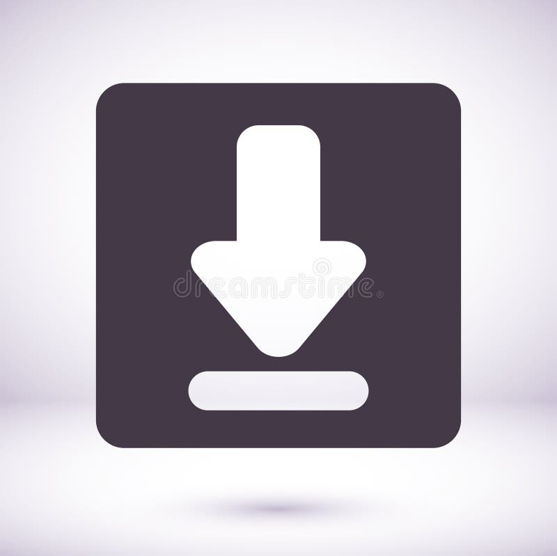 Download Vector Icon, Install Symbol. Download Icon. Upload Button ...
