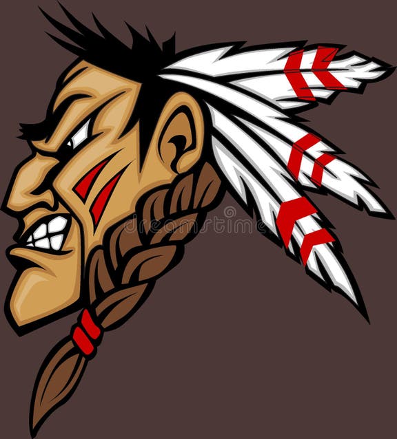 Apache Man Vector Illustration Stock Vector - Illustration of goals ...