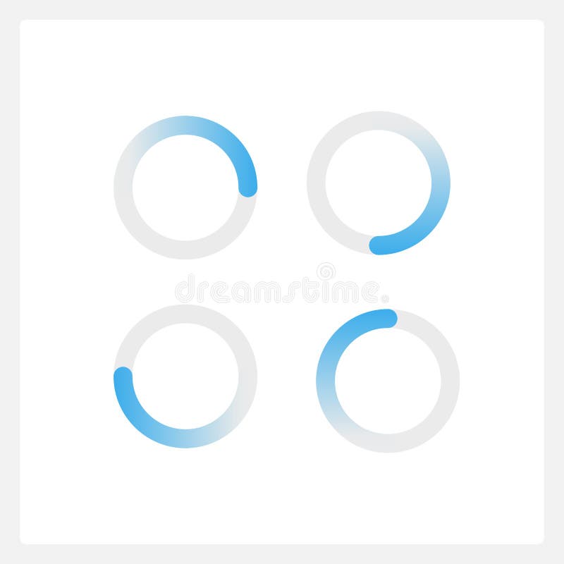 Download Waiting Circle UI Element Template Stock Vector - Illustration ...