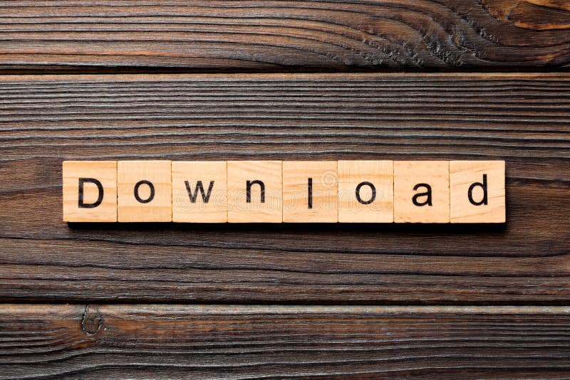 Download Word Written on Wood Block. Download Text on Table, Concept ...