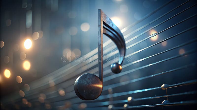 Downloadable Music Note Design Element a Stylish PrintReady Graphic for ...