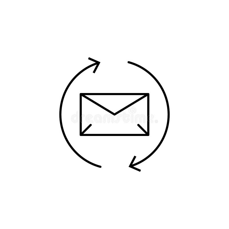 Email Send Icon. Element of Arrow and Object Icon for Mobile Concept ...