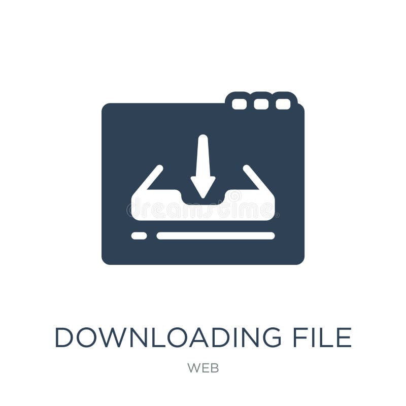 Downloading File Icon in Trendy Design Style. Downloading File Icon ... Downloading File Icon in Trendy Design Style. Downloading File Icon ...